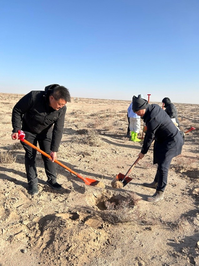 Launch of "Green Road Project" Tree-Planting Initiative in Gansu ...